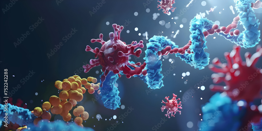 Antigen and Antibody Medical Background Antibodies Immunology ...