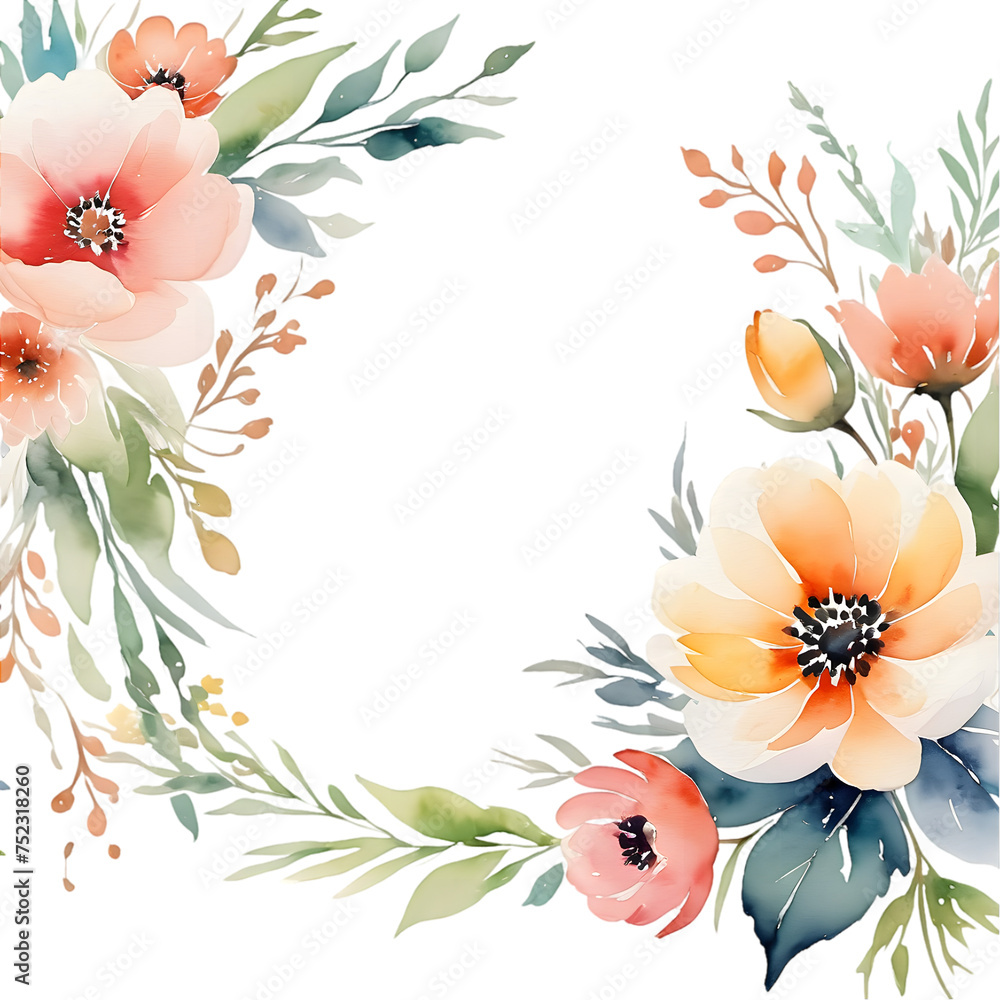 Watercolor Flower Clipart Bundle: 22 Pcs Floral Digital Images for ...