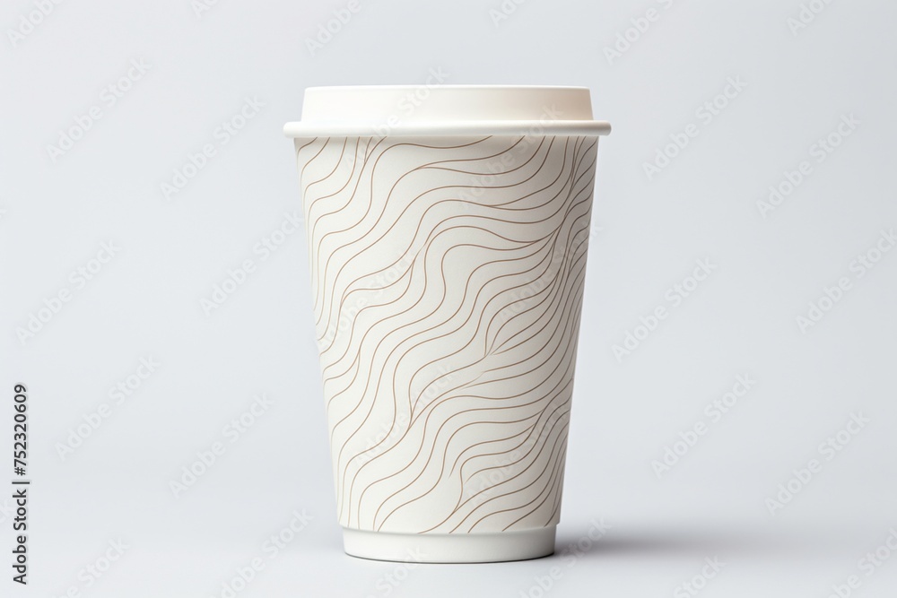 Set of realistic blank mock up paper cups Coffee to go, take out mug ...