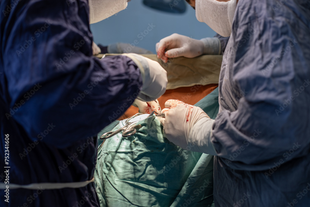 neurosurgeon , doing surgery, operation theater, subdural hematoma in ...