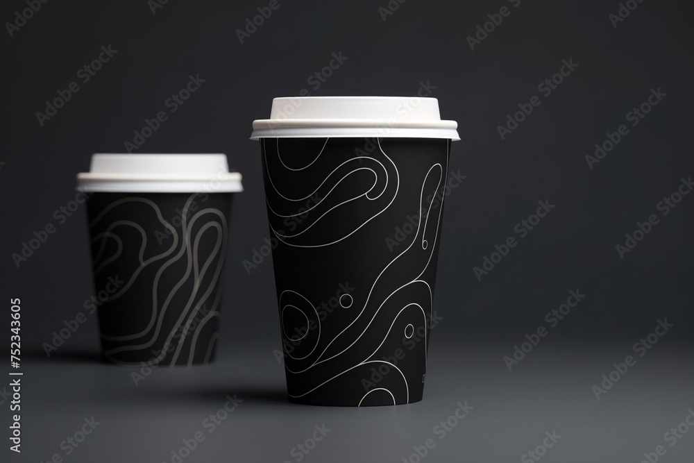 mock-up paper cups, perfect for coffee to go or takeout mugs. These ...