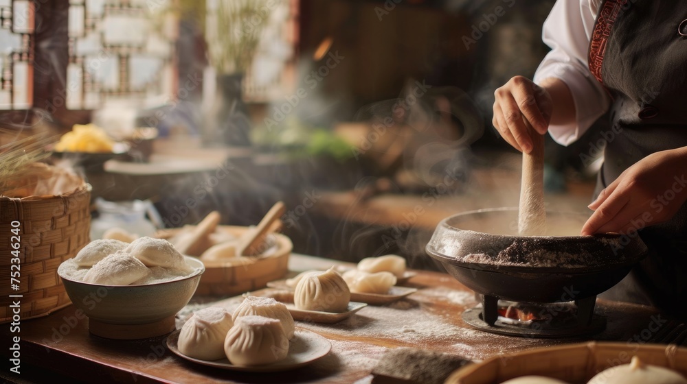 Preparing Traditional Foods: cooking traditional Chinese foods like ...