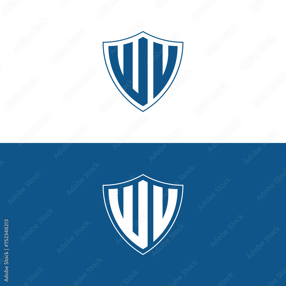 wv text logo Stock Vector | Adobe Stock