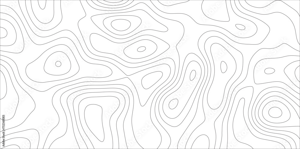 Vector illustration. wave Line topography map contour background ...
