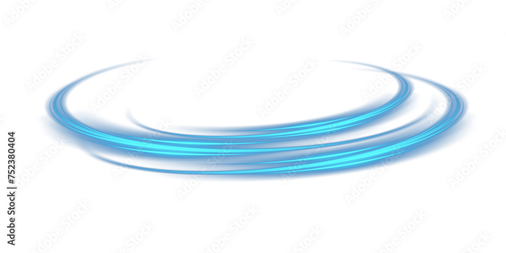 Blue glowing shiny lines effect. Luminous blue lines of speed. Light ...