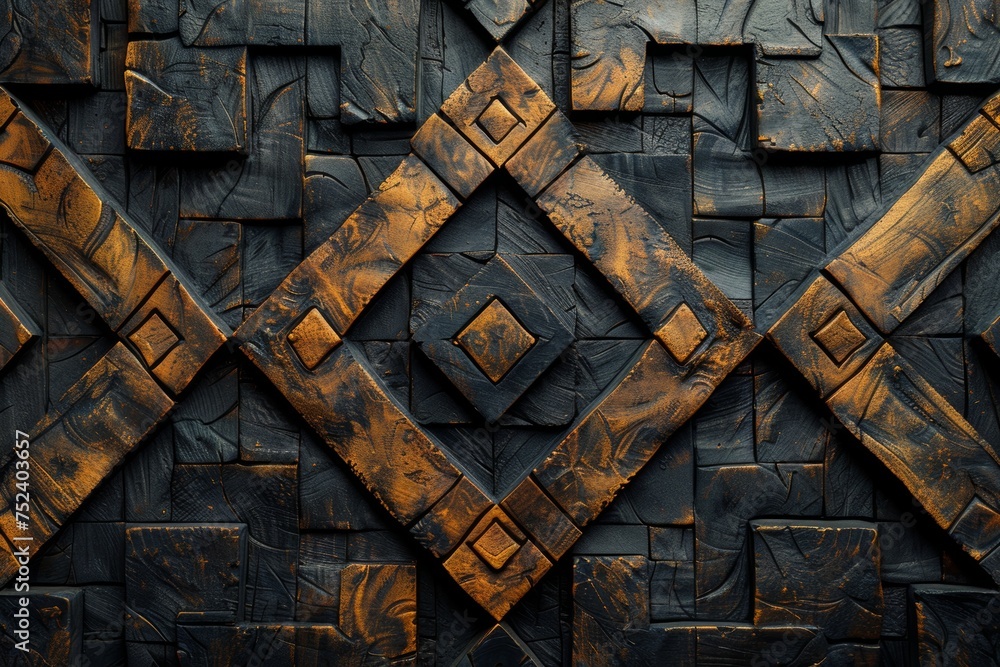 Background Texture Pattern in the Style of Abstract Stylized Neo-Tribal ...