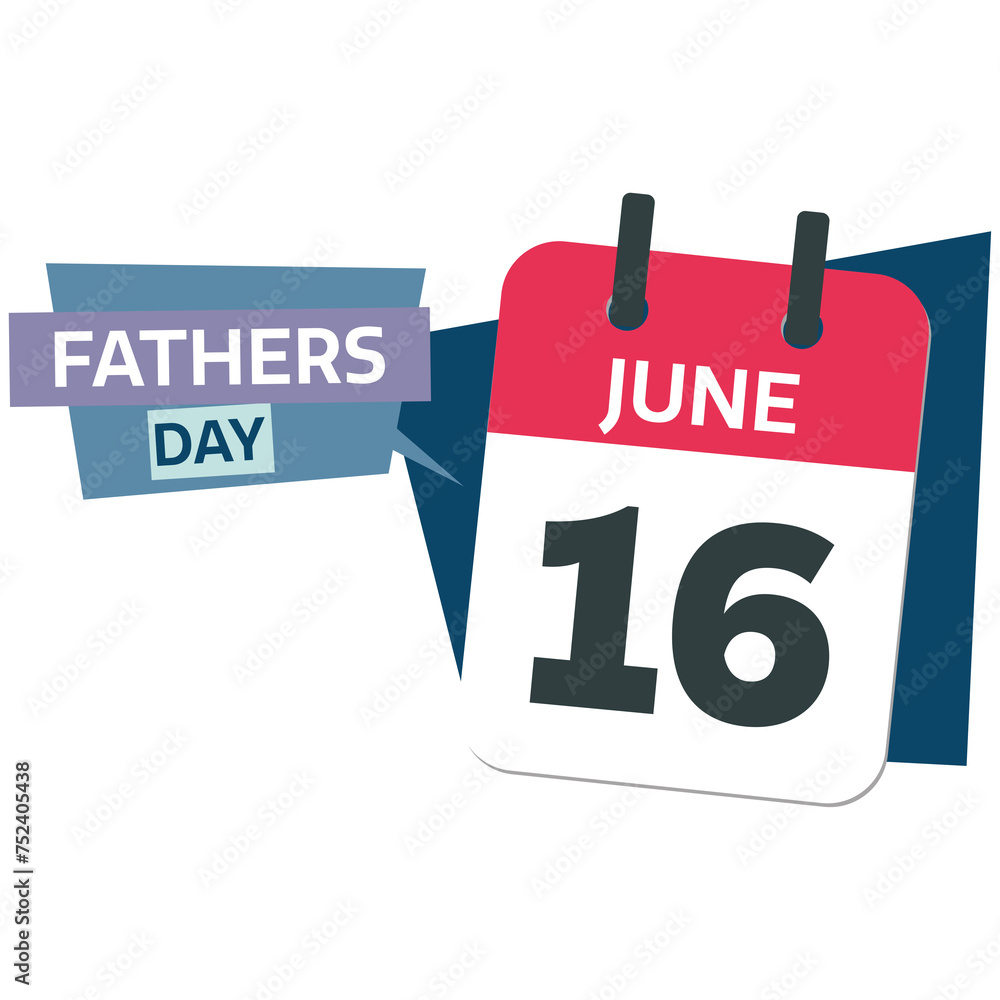 Poster Father's Day 2024 - June 16th calendar date – Wall Art | UkPosters