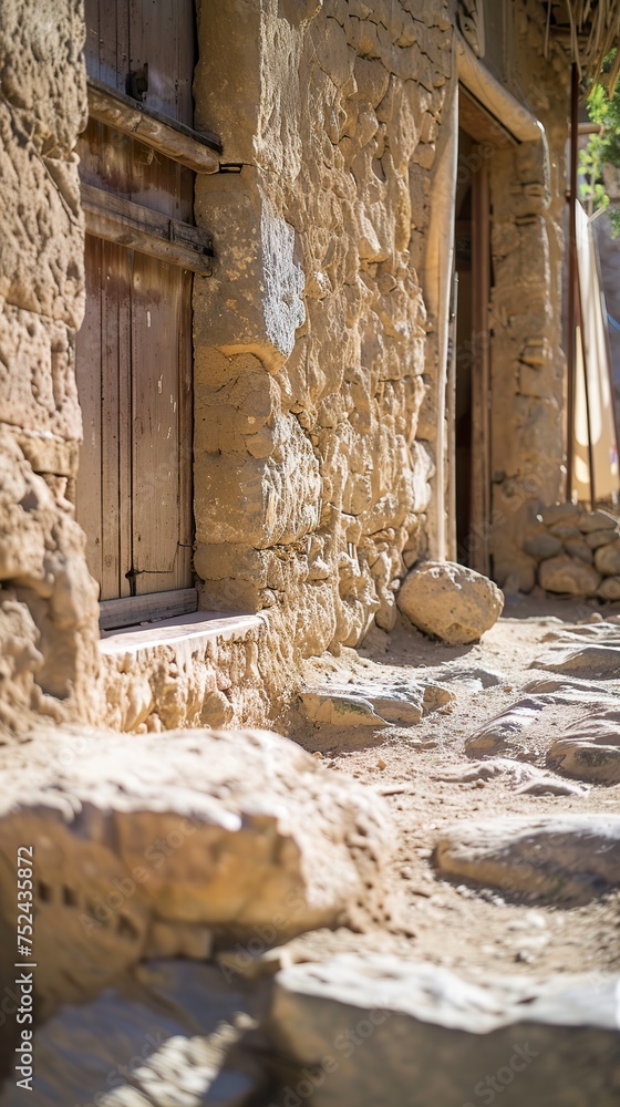 Surroundings of Jewish stone houses in the period of Jesus Christ ...