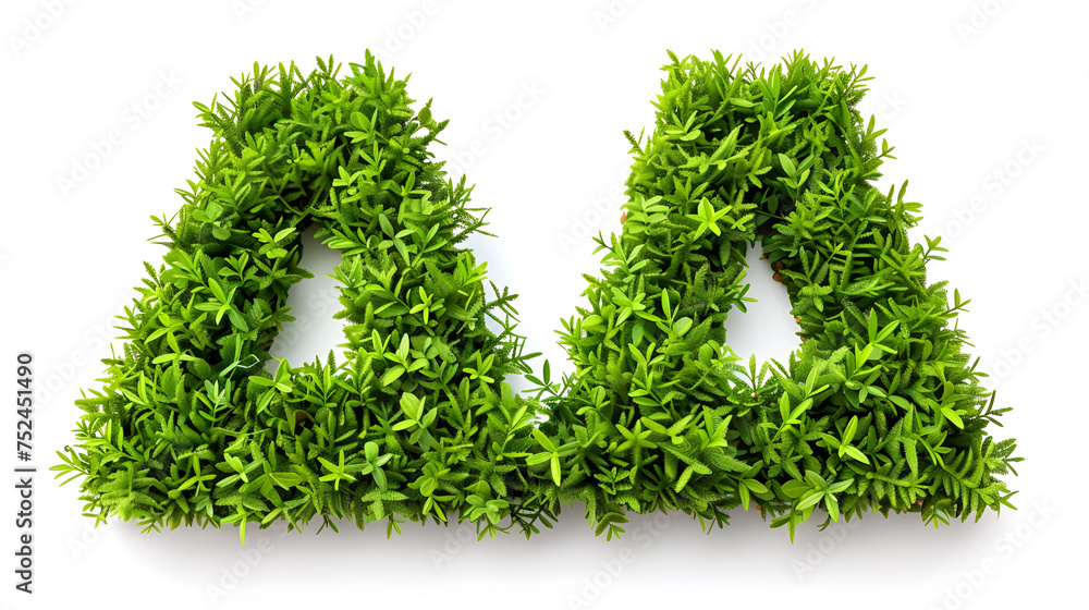 Aa - capital and capital letters of the alphabet with a texture of ...