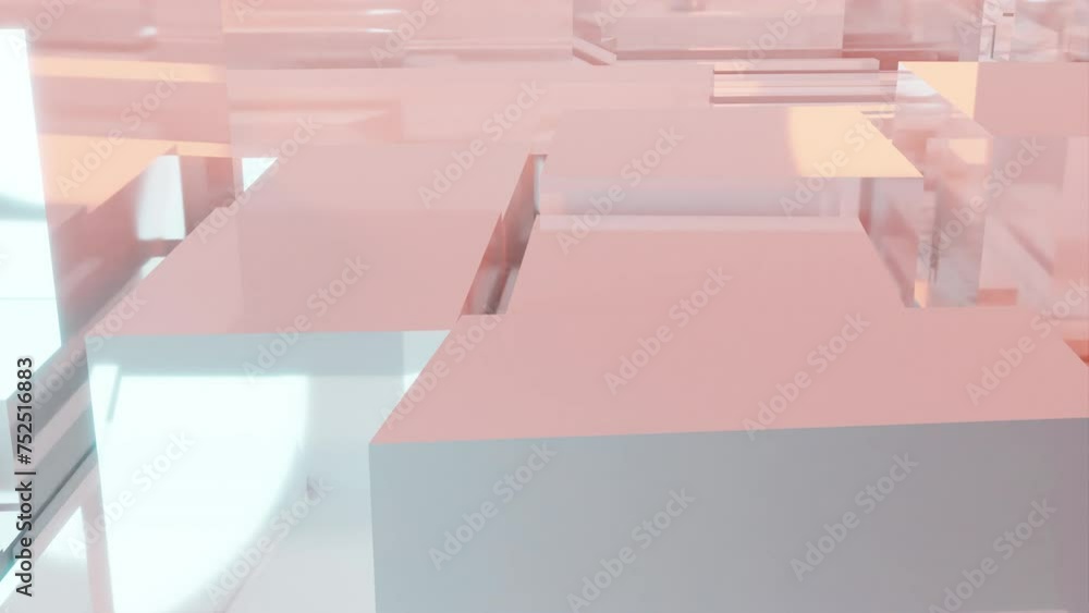 3d abstract art rendering of 3d background video animation with ...