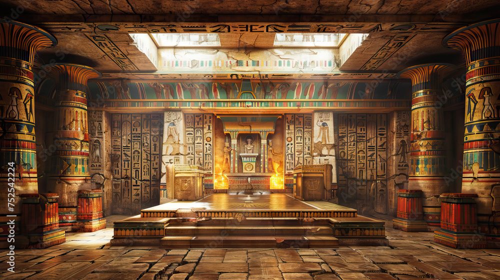 Ancient Egyptian Tomb Stage: Pharaohs with this archaeological stage ...