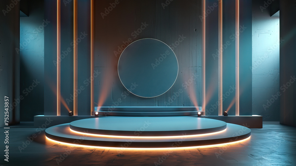 A customizable stage layout optimized for product launches, offering ...