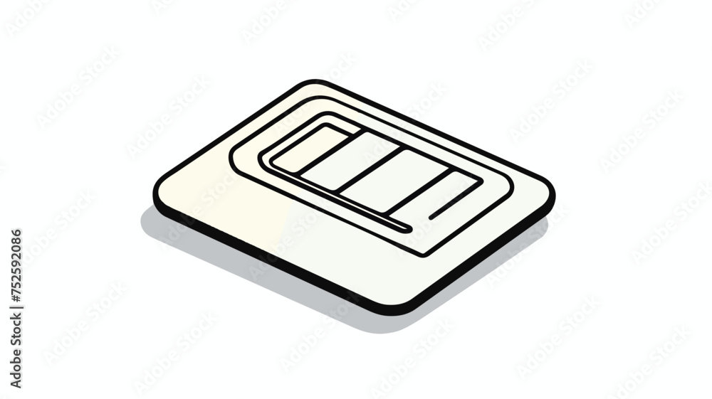 Cartoon sim card freehand draw cartoon vector illustration Stock Vector ...