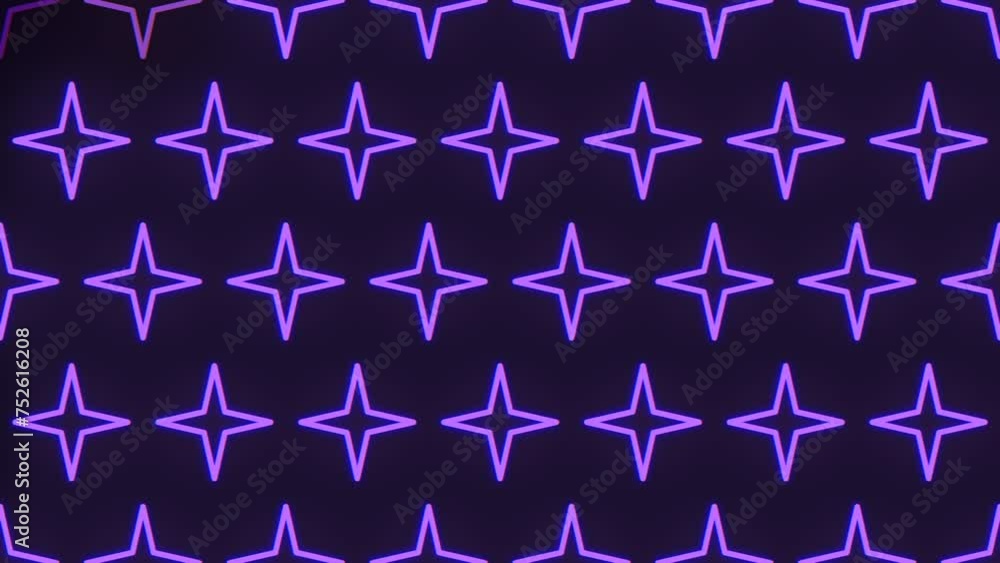 Vidéo Stock A striking tiling pattern featuring symmetrical arrangement ...