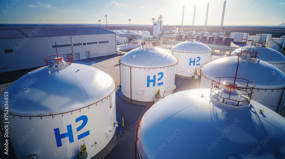 Hydrogen Gas tank renewable energy production - hydrogen gas pipeline ...