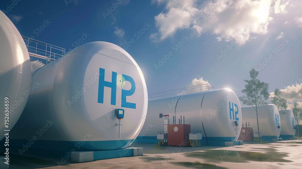 Hydrogen Gas tank renewable energy production hydrogen gas storage for ...