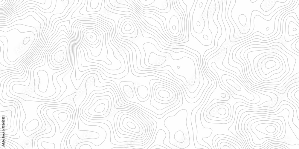 Lines Topographic contour lines vector map seamless pattern. Geographic ...