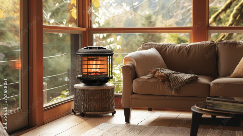 Featuring an automatic shutoff function the heater provides additional ...