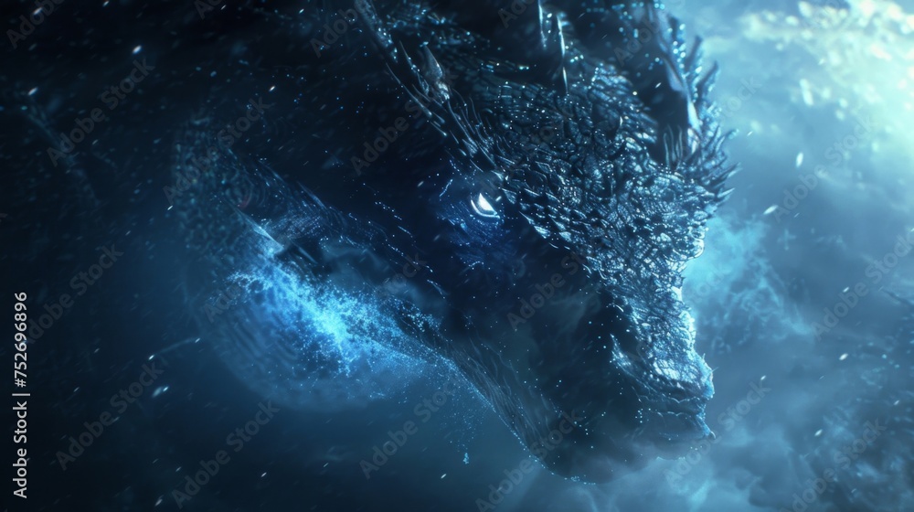 A mysterious silhouette emerges from the murky waters of the Bermuda ...