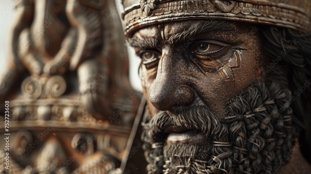 A fallen Akkadian warrior is revered with a proper burial honored for ...