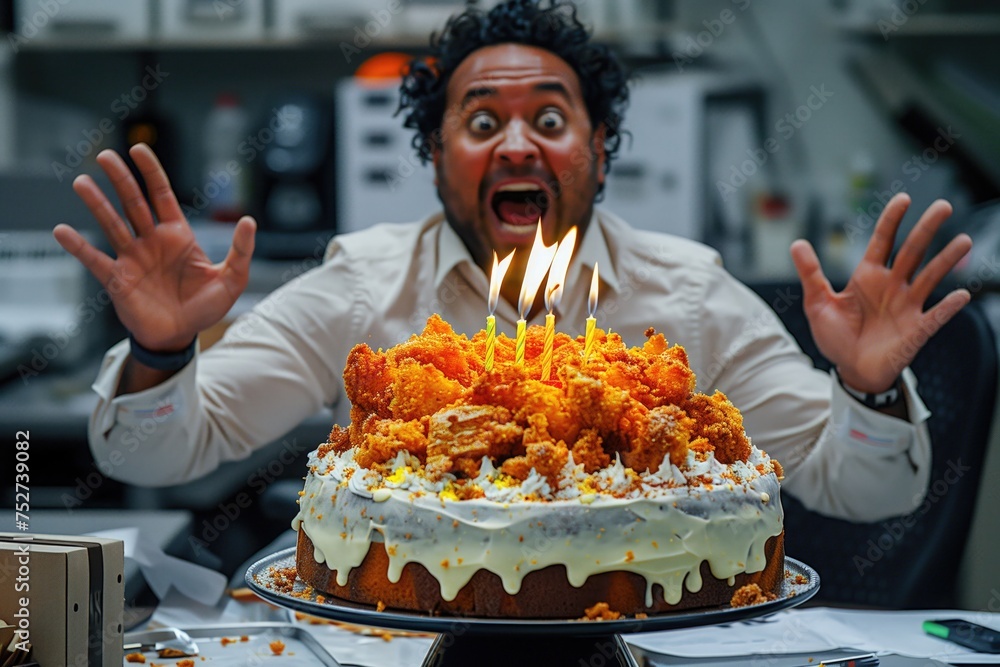 The Office Birthday Surprise Gone Wrong: coworker attempts to surprise ...