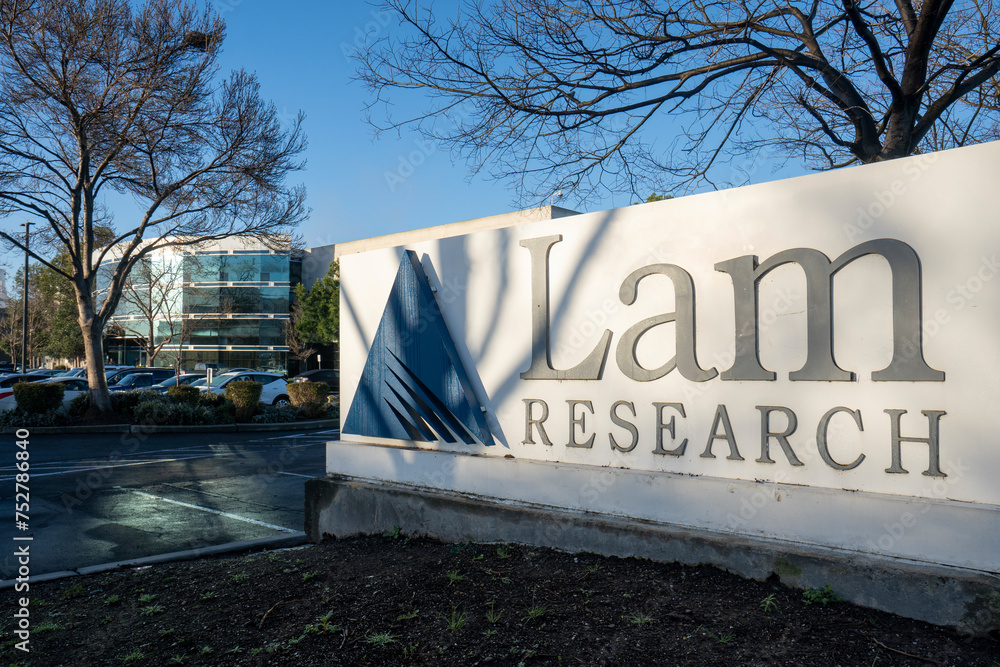 Fremont, CA, USA - Feb 21, 2024: The headquarters campus of the ...