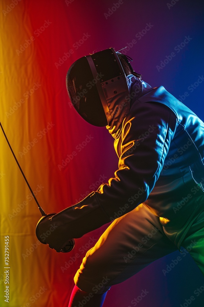 Fencing Fashion A Colorful, Rainbow-Inspired Outfit for the Modern ...