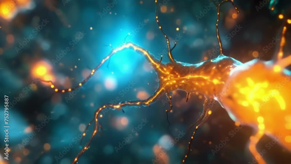 A 3D model illustrating the progression of multiple sclerosis showing ...