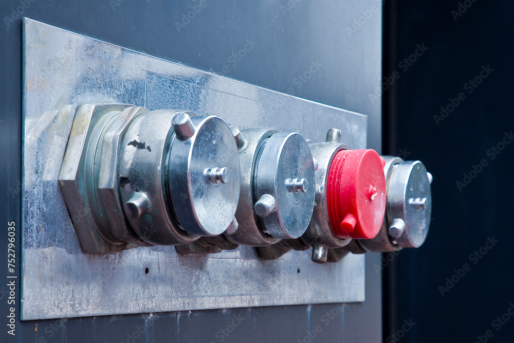 Auto sprinkler standpipe connector - Fire department connection outside ...