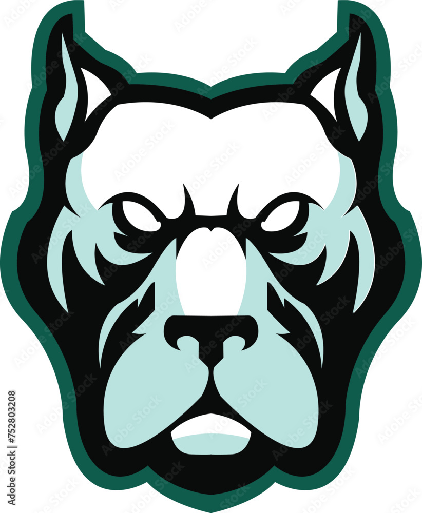 Dog Logo design, Dog sport logo vector , Dog head illustration vector ...
