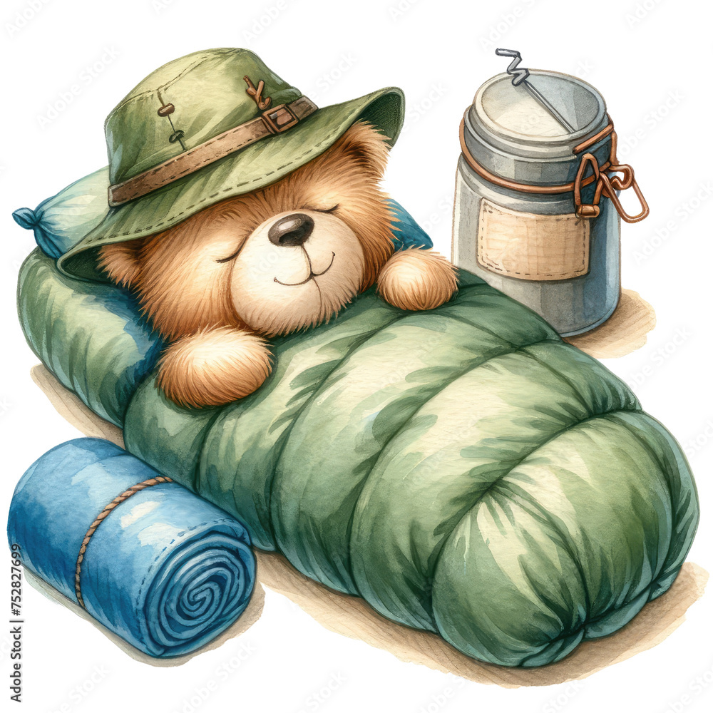 Teddy Bear Camper Adventure | Cute Toy Camping in Nature Miniature ...
