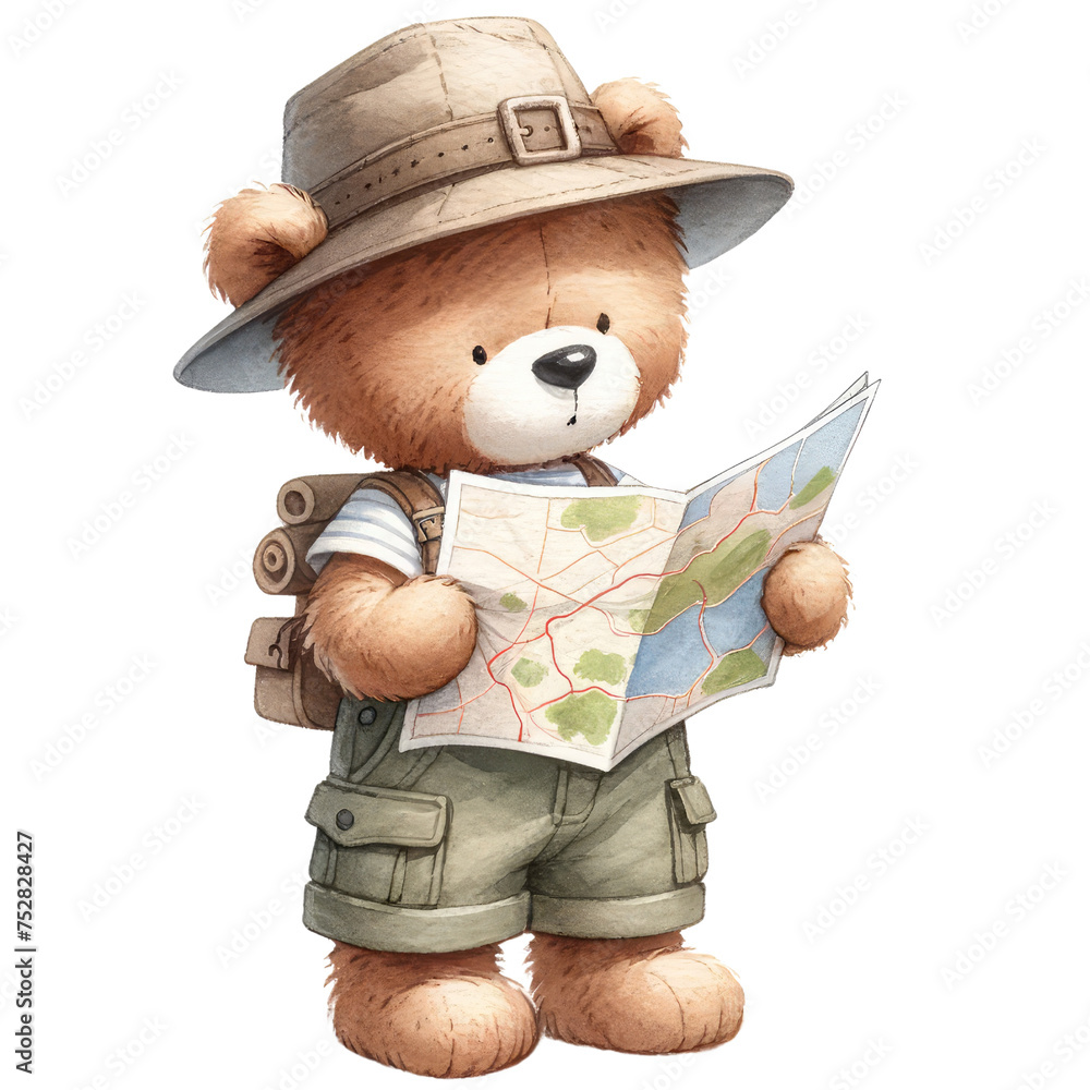 Teddy Bear Camper Adventure | Cute Toy Camping in Nature Miniature ...