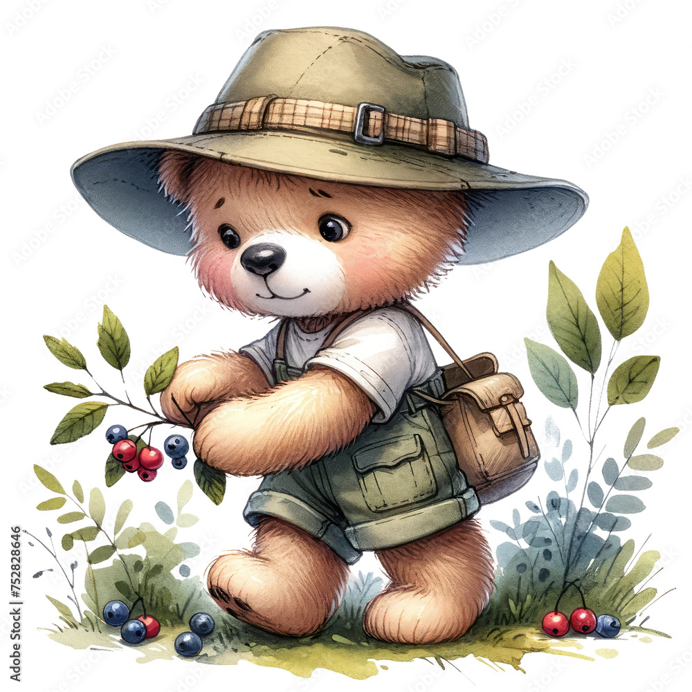 Teddy Bear Camper Adventure | Cute Toy Camping in Nature Miniature ...