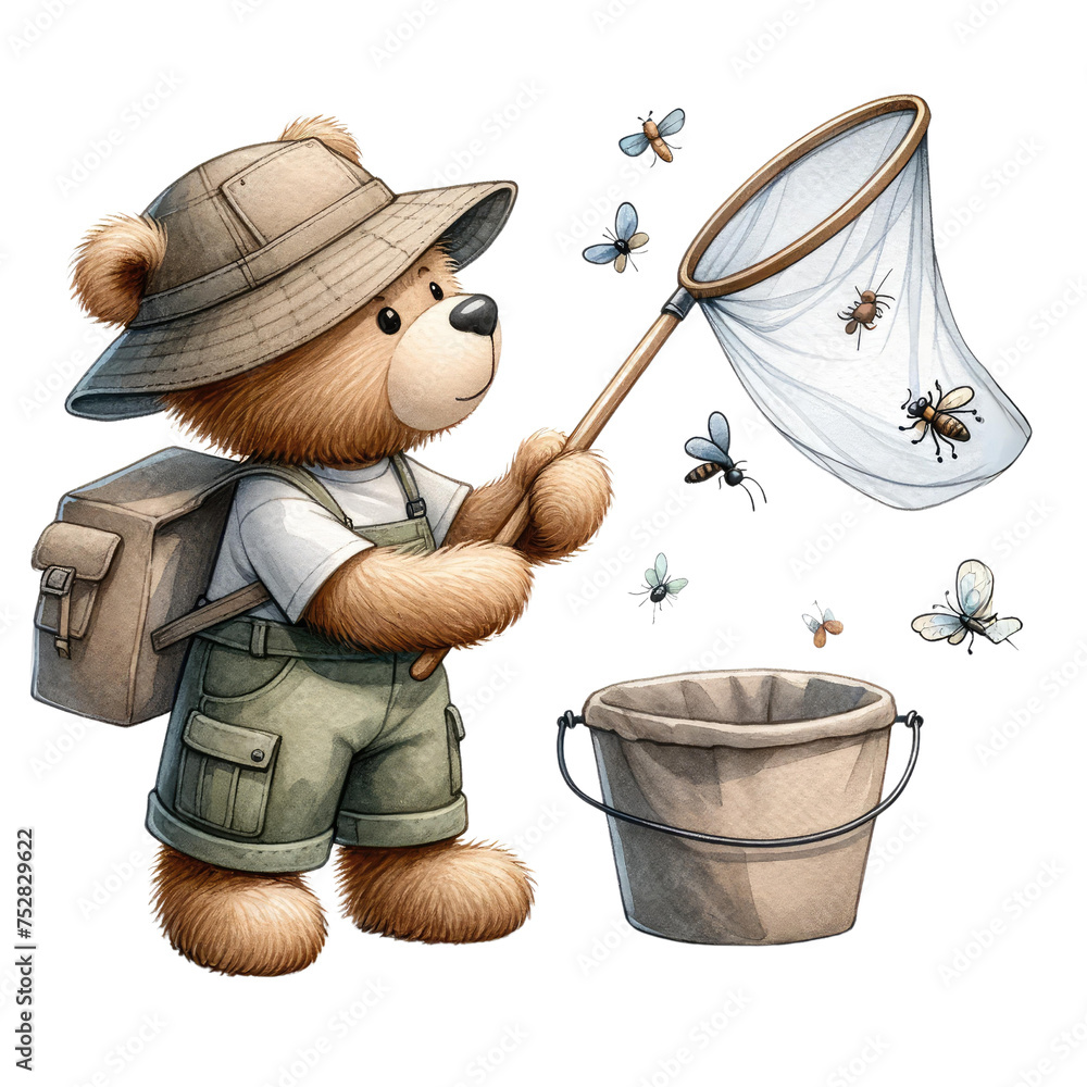 Teddy Bear Camper Adventure | Cute Toy Camping in Nature Miniature ...