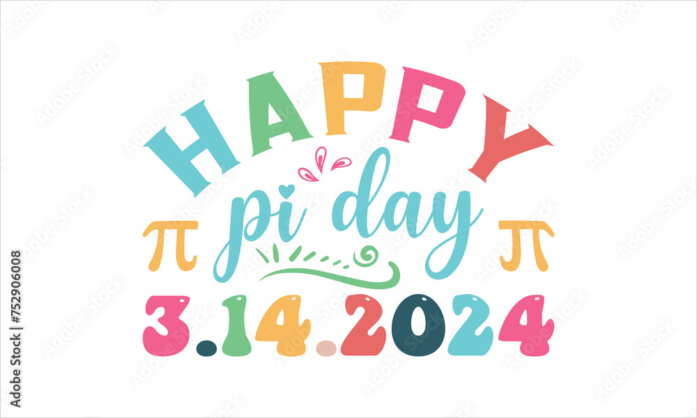 Vetor de happy pi day 3.14.2024 - svg png, teacher rainbow png SVG ...