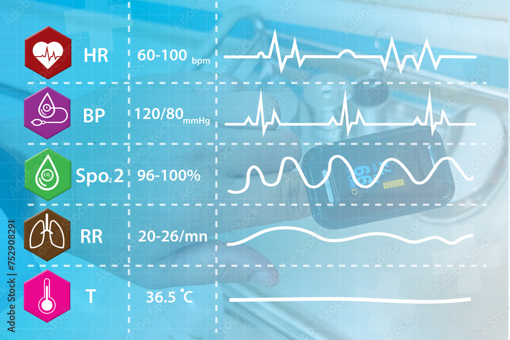 Pulse Linepulse Line Icon Vital Signs 5 Basic Medical Vital Signs Vital Signs Monitoring