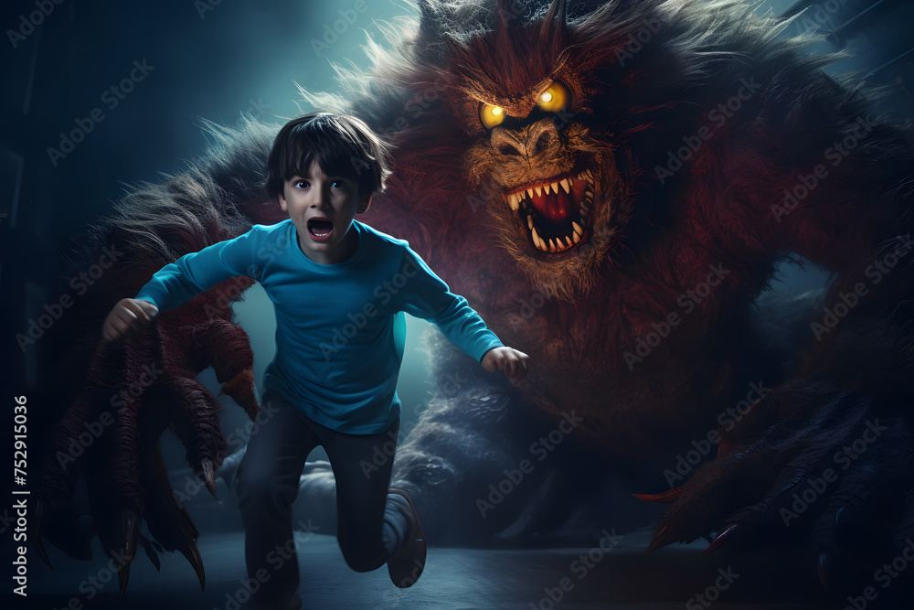 The child was scared before going to bed. Night terrors in a child. The ...