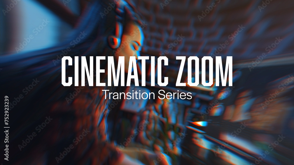 Cinematic Zoom Transition Series | Drag and Drop Style Stock Template ...
