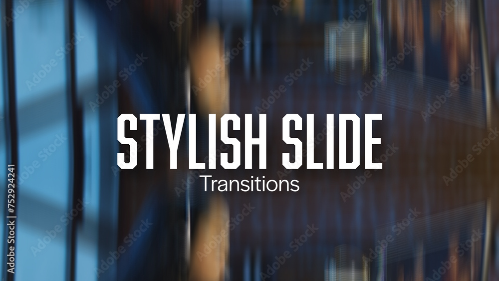 Stylish Slide Transitions | Drag and Drop Style Stock Template | Adobe ...