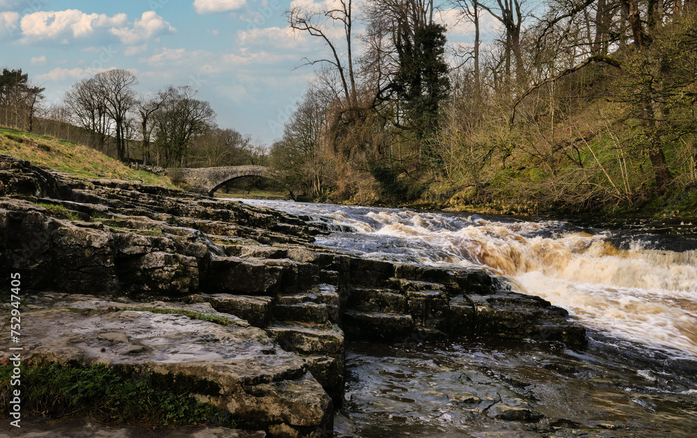 Stainforth Waterfall Yorkshire Dalesw. At Stainforth Force, just west ...