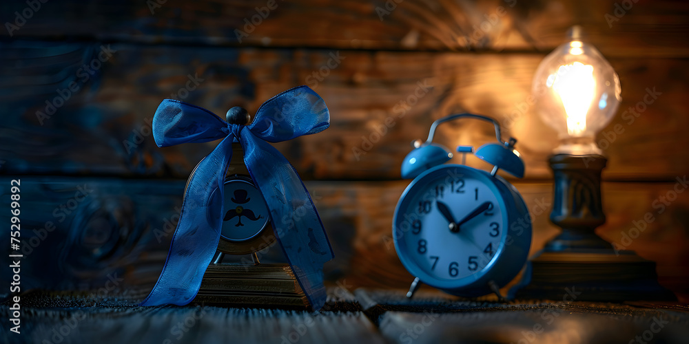 Time Management Concept with Alarm Clock,Morning Routine Reminder with ...