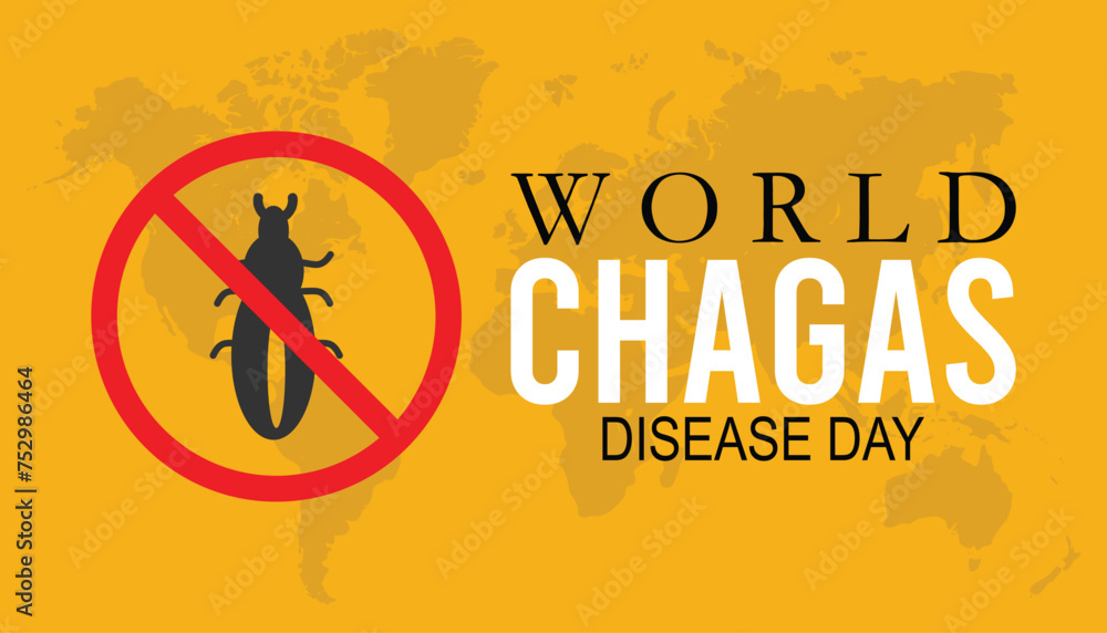 World Chagas Disease Day observed every year in April. Template for ...