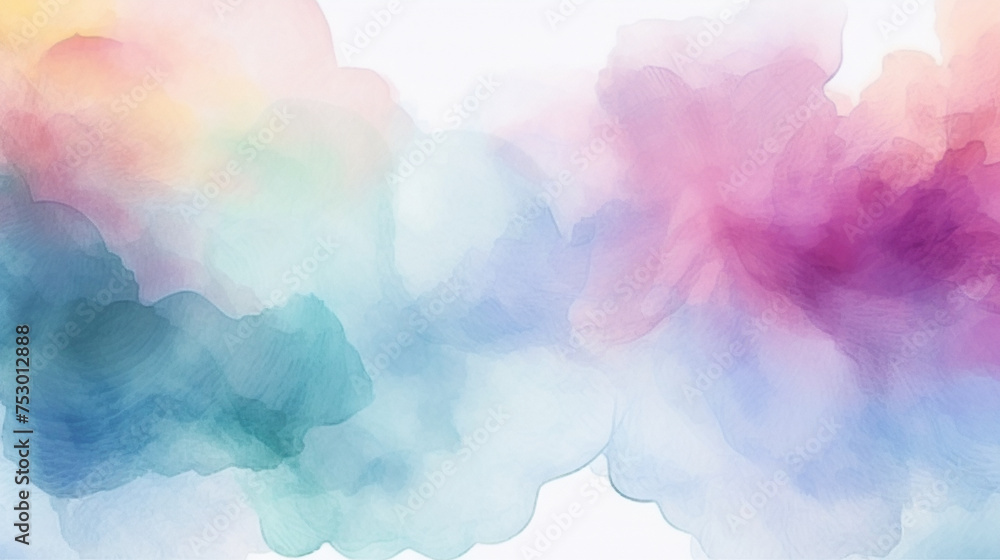 colorful watercolor background purple blue red color ai visual concept ...