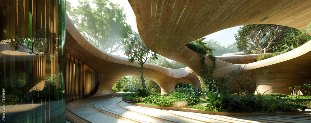 Organic architecture principles applied in a new public building ...