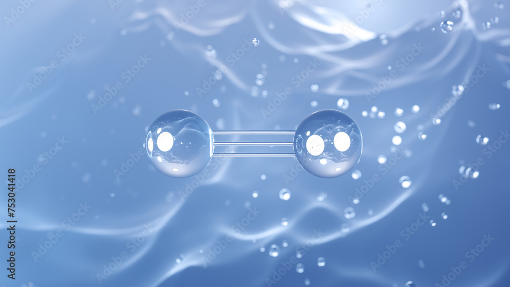 cyanide molecular structure, 3d model molecule, cyanide ion, structural ...