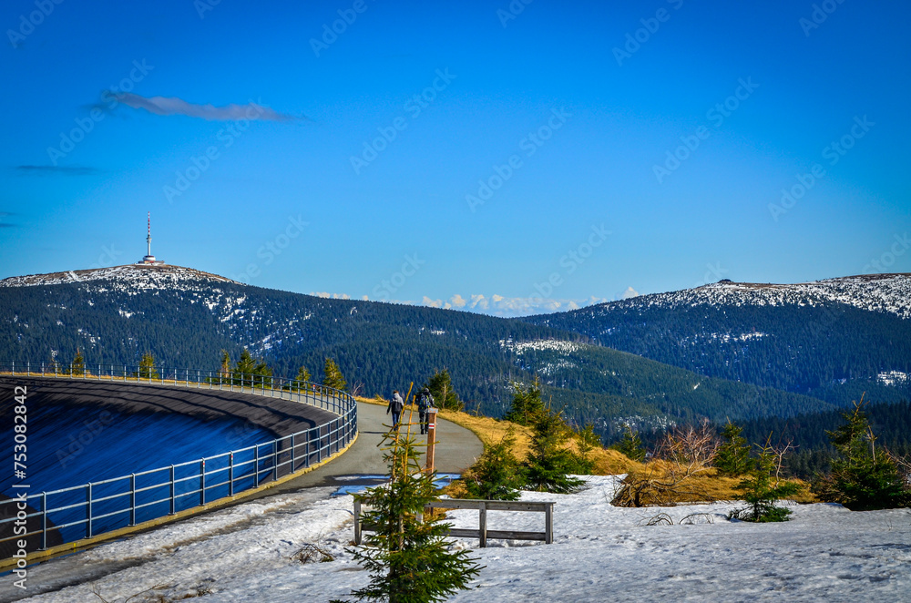 Dlouhe Strane, Czech Republic, Silesia, 5 March 2024: the beautiful ...