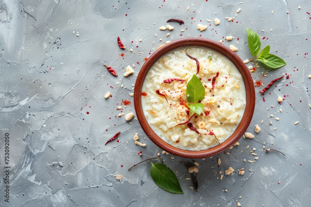 Ven Pongal (Khara Pongal), traditional Indian savoury rice dish made ...
