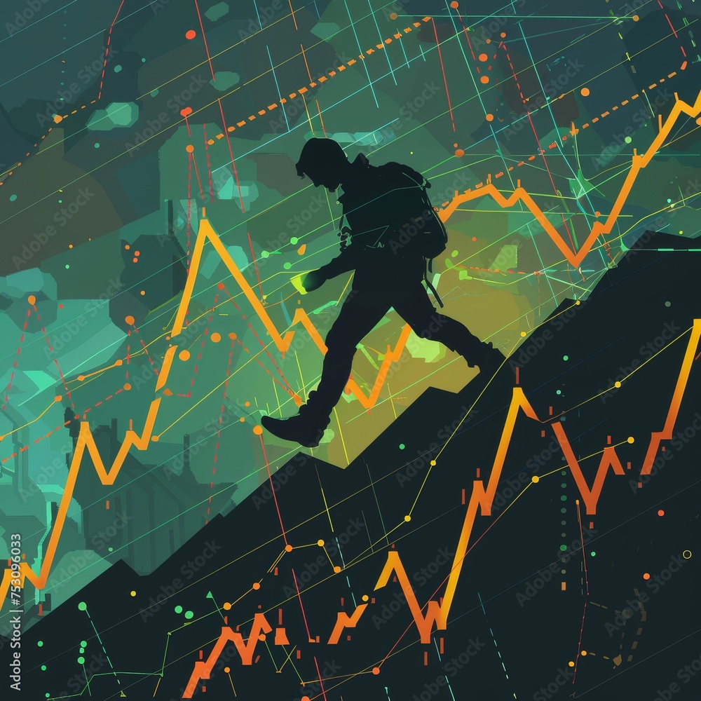 training, trading, course, DRAW a GRAPH where a person without ...