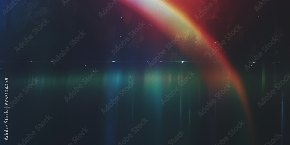 rainbow in the blackness,vintage rainbow Film Texture Overlay ...