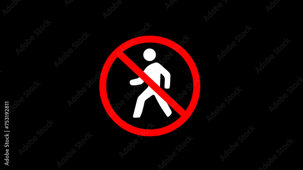 A danger of collapse sign. Do not walk sign, No trespassing do not ...